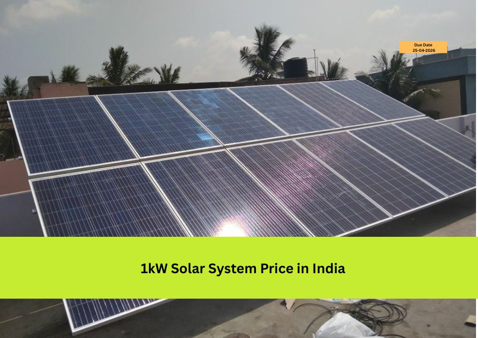 1kW Solar System Price in India 2026 – Bluebird Solar
