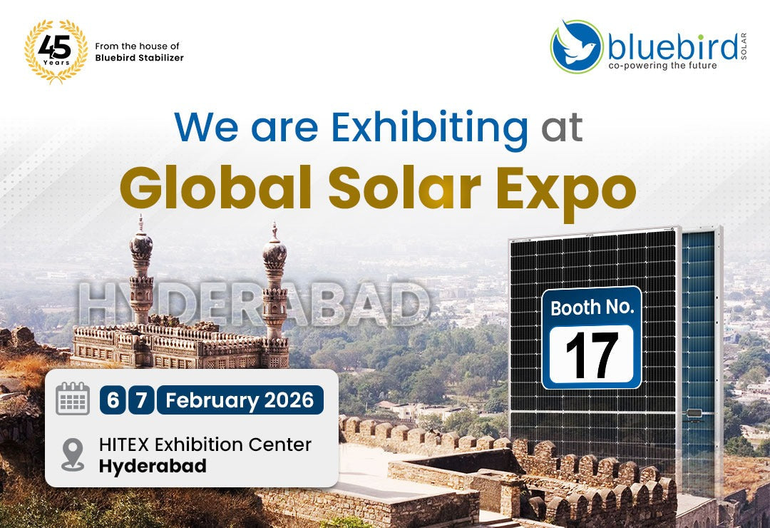 Global Solar Expo Hyderabad 2026: Meet Bluebird Solar at HITEX Exhibit
